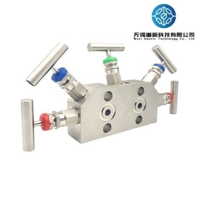1/2 NPT Dp Transmitter Manifold 5 Way Manifold cho máy truyền áp suất